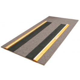 Vault run up carpet and stabilising frame