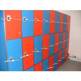 Solid grade laminate lockers