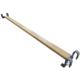 Balance beam with hooks