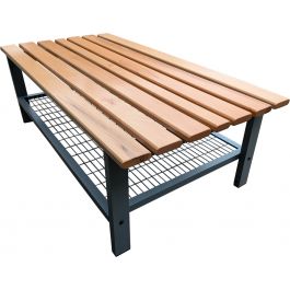 Double width bench seating