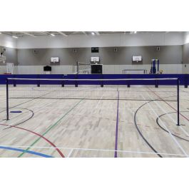 Badminton posts. Competition. Socketed
