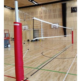 SRX socketed volleyball posts (Fixed height posts)