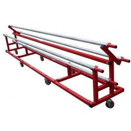 Rhythmic carpet storage trolley