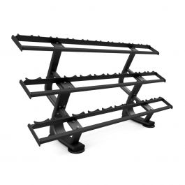 Three-tier premium dumbbell rack - 15 pair