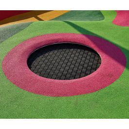 Outdoor sunken trampoline - Kids Tramp "Playground Loop"