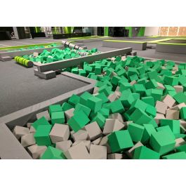 Fully foam filled pits