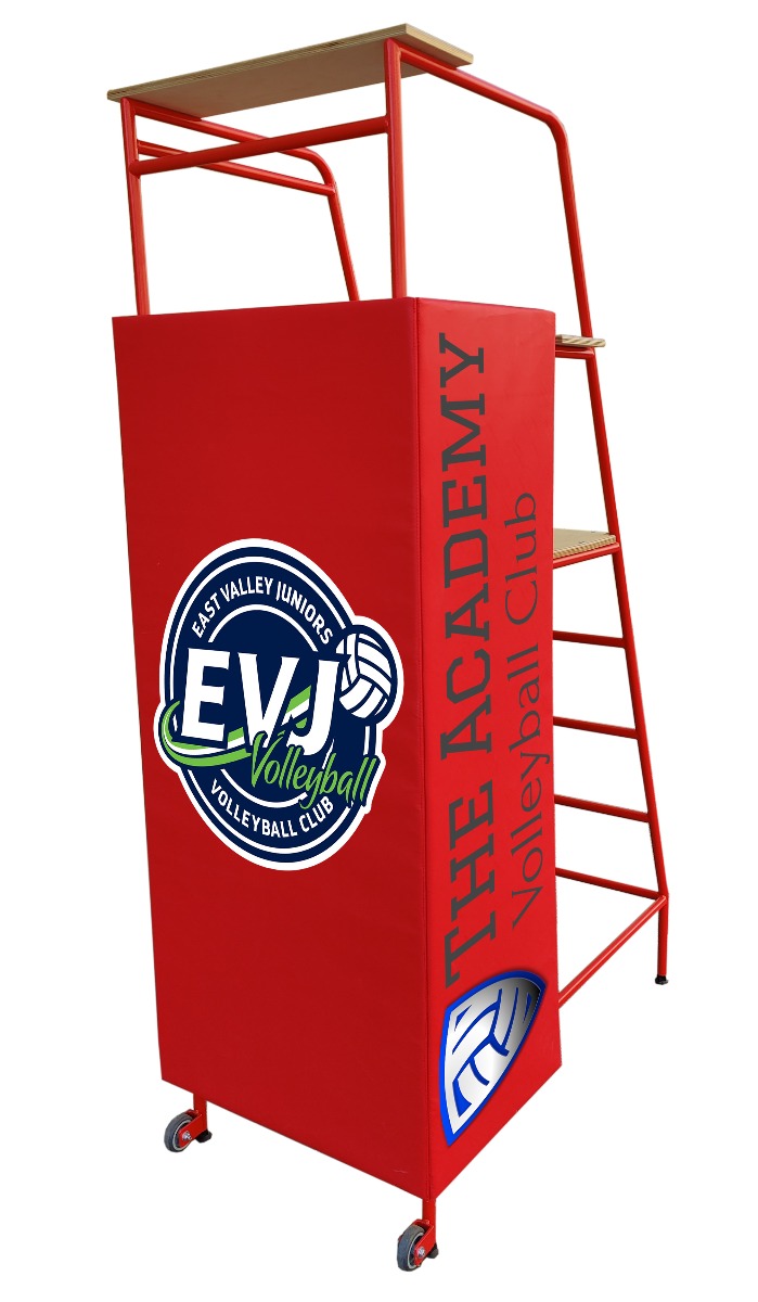 Freestanding volleyball umpires platform