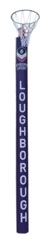 Netball posts - competition - floor anchored