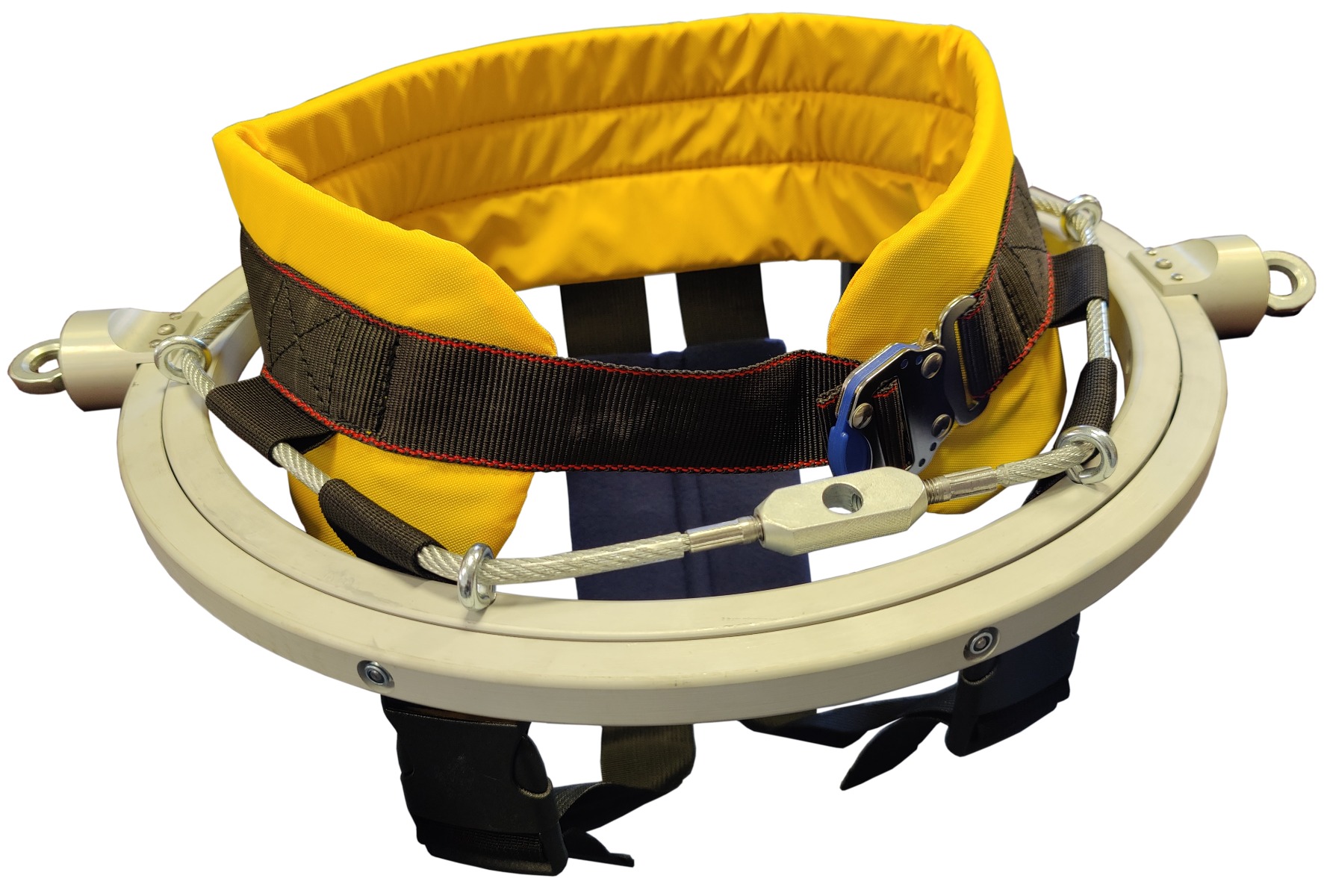 Trampoline spotting rig